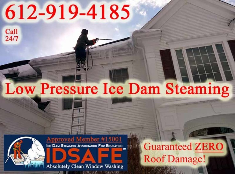 MI Ice Dam Removal - STEAM Ice Dam Removal Michigan